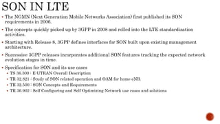 Self Organizing Network | PDF