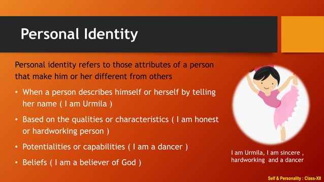 Self and Personality Part-I | PPTX | Parenting Children Aged 4-11 ...