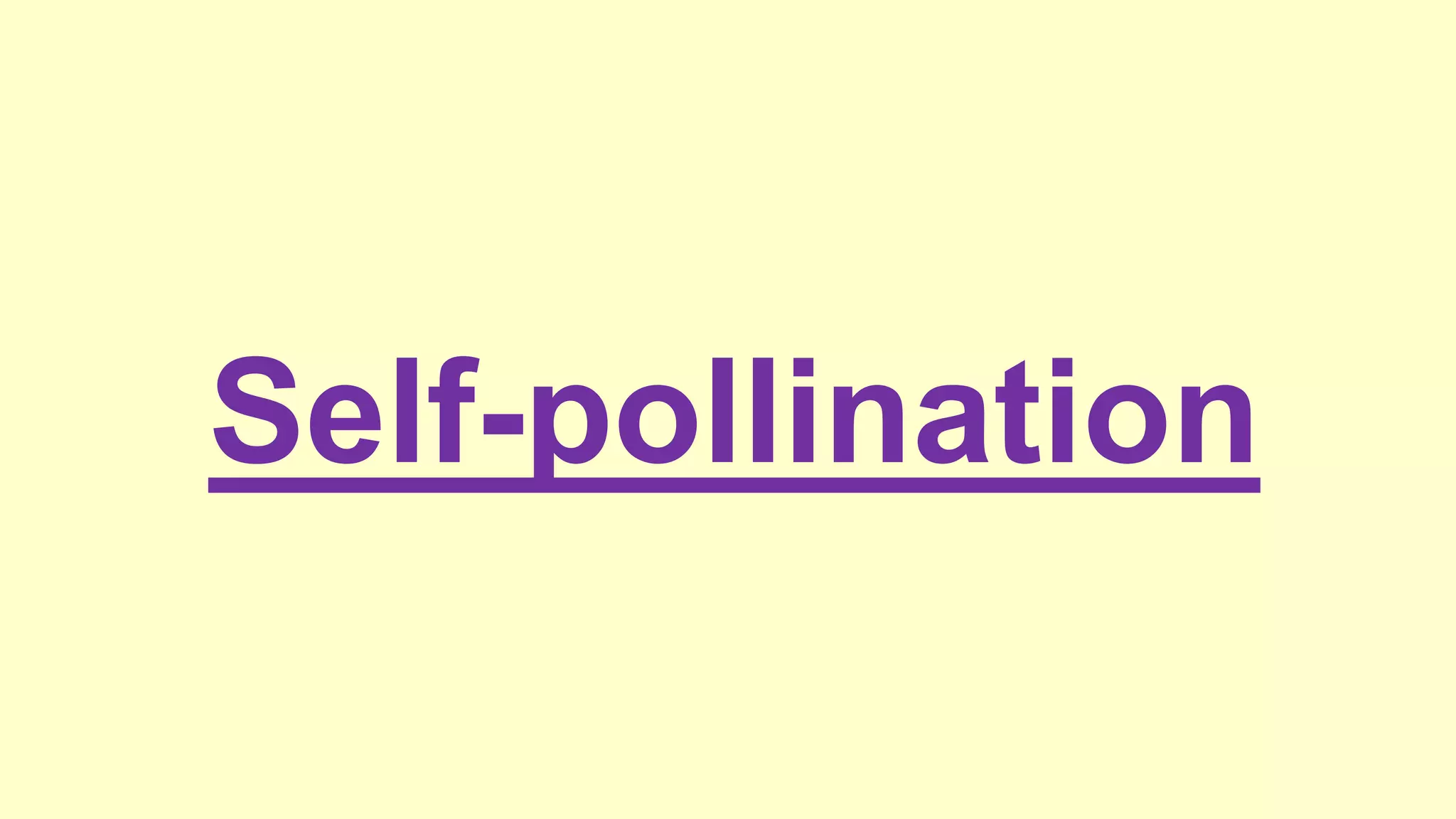 Self pollination | PPTX