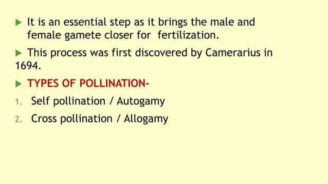 Self pollination | PPTX | Gardening | Home & Garden