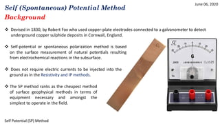 Self Potential Method (Electrical Survey) | PDF
