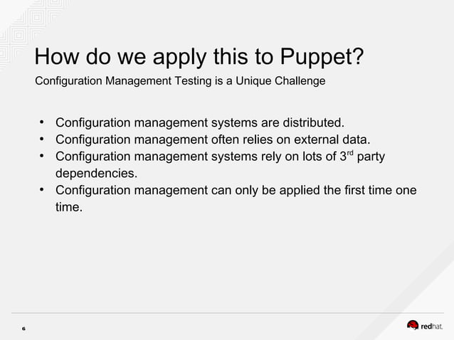 Continuous Integration for Configuration Management | ODP | Computing | Technology & Computing