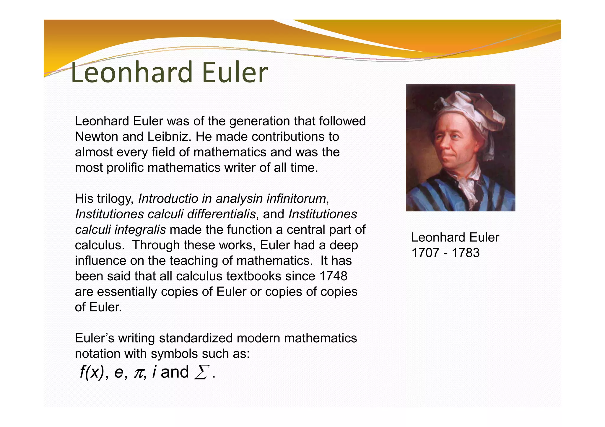 HISTORY OF MATHEMATICS SLIDE PRESENTATION;Resmi | PDF