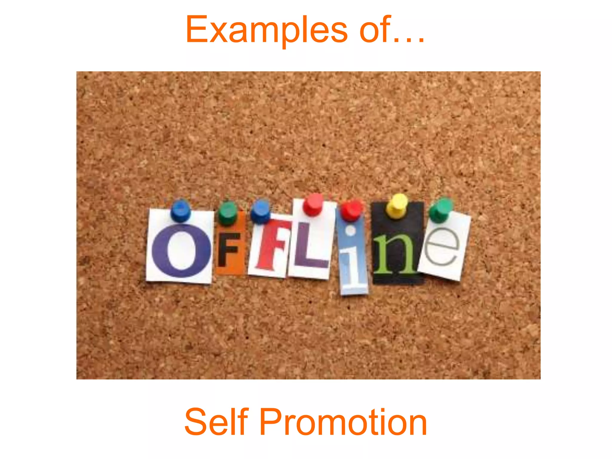 Authentic Self Promotion for Women (on- and off-line) | PPTX