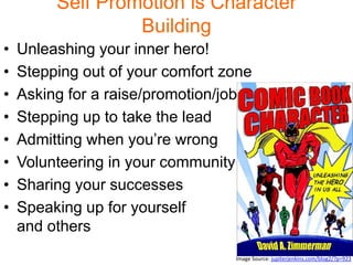Authentic Self Promotion for Women (on- and off-line) | PPTX