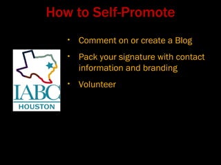 Self promotion | PPT