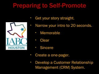 Self promotion | PPT