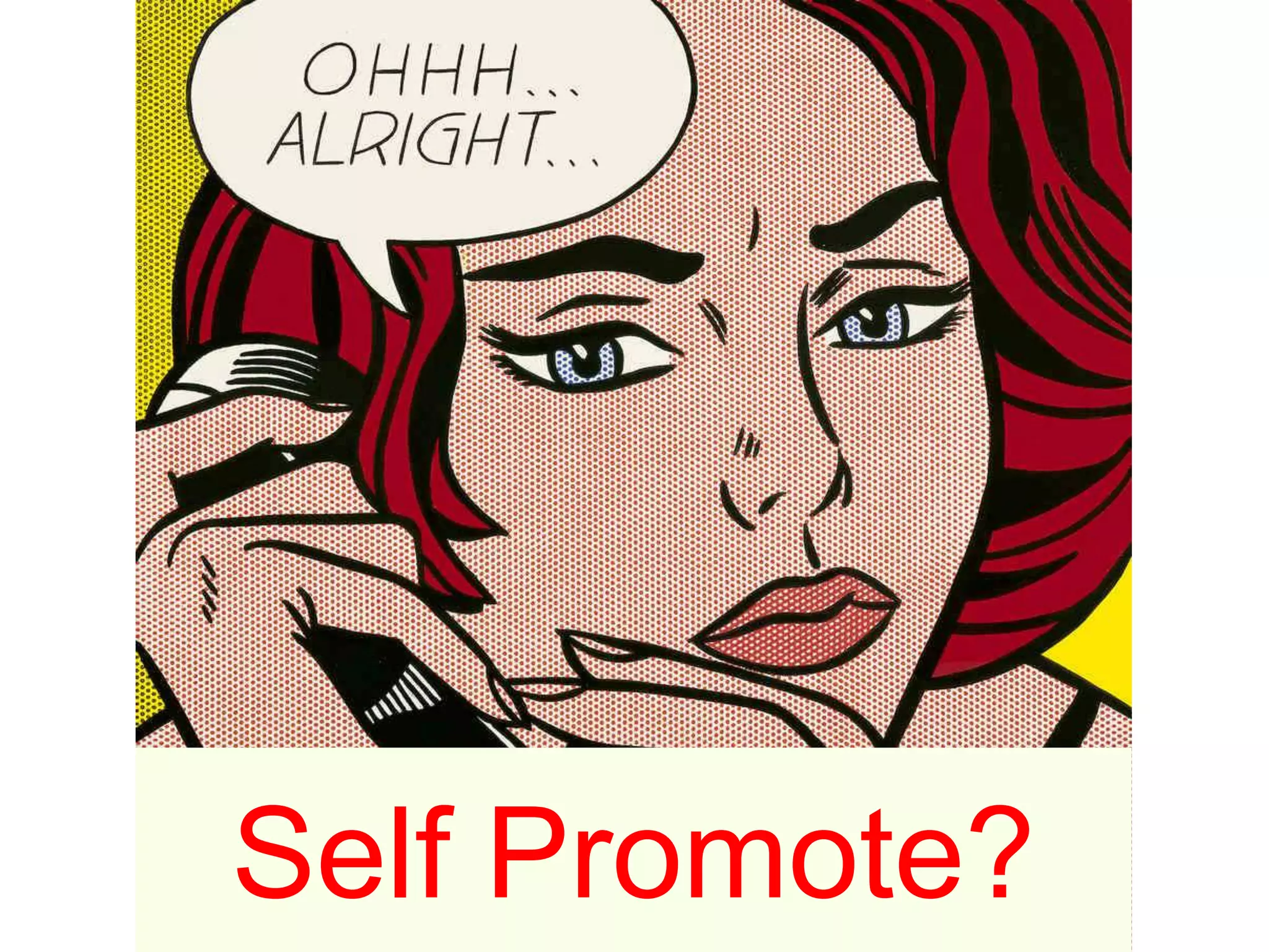 Self promotion | PPTX