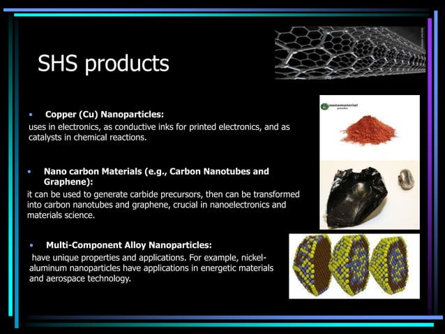 Self Propagating High Temperature Synthesis Ppt
