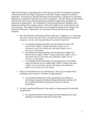 Self Rating Research Paper | PDF