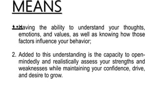 SELF RECOGNITION.pptx