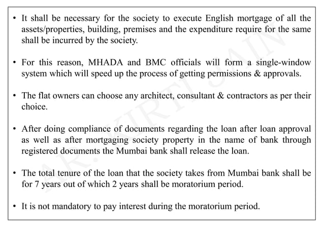 Self Redevelopment of Housing Society | PDF