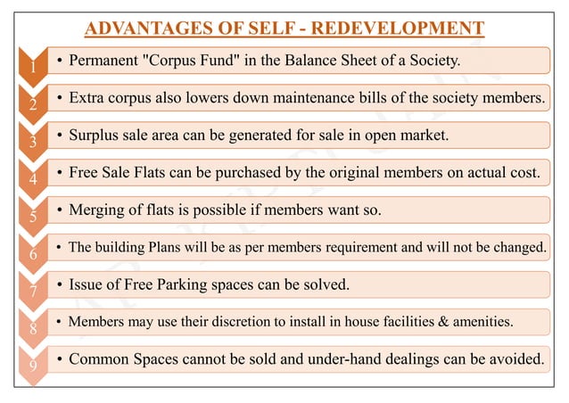 Self Redevelopment of Housing Society | PDF