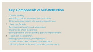 self reflection within the classroom environment | PPT