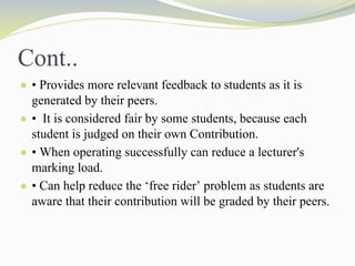 Self reflection and peer evaluation.pptx