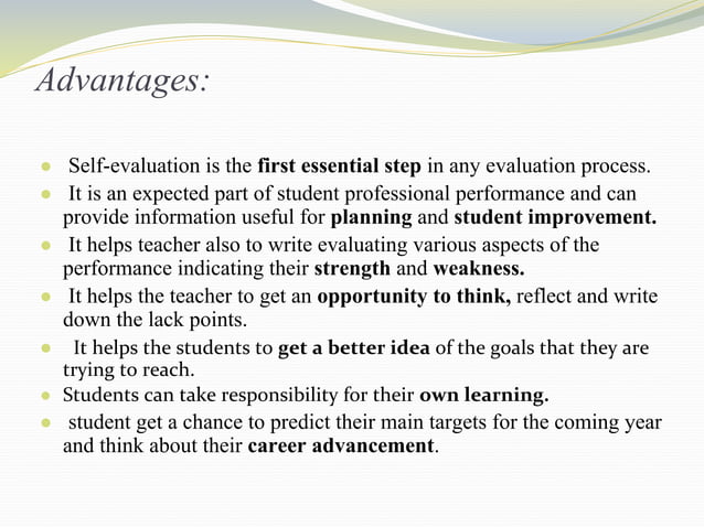 Self reflection and peer evaluation.pptx