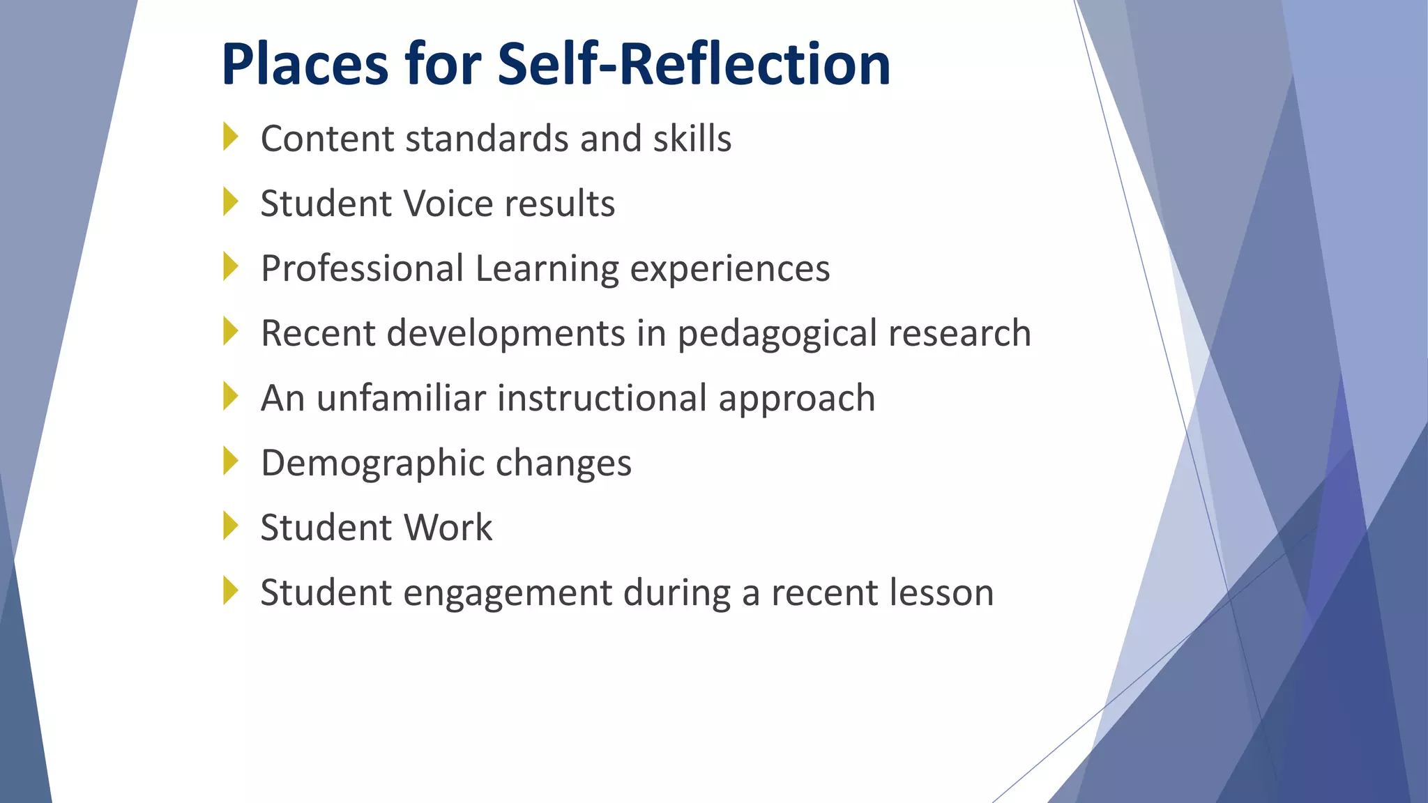 Self Reflection and Professional Growth Planning.pptx