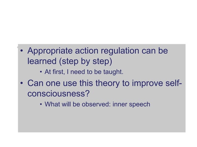 Self reflection as a problem-solving task | PPT