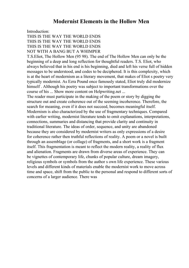 Self Reflection Essay Sample | PDF