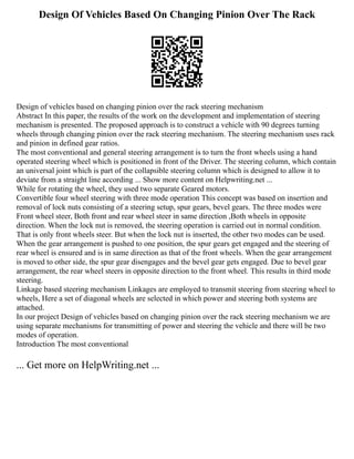 Self Reflection Paper Example Reflective Essa | PDF