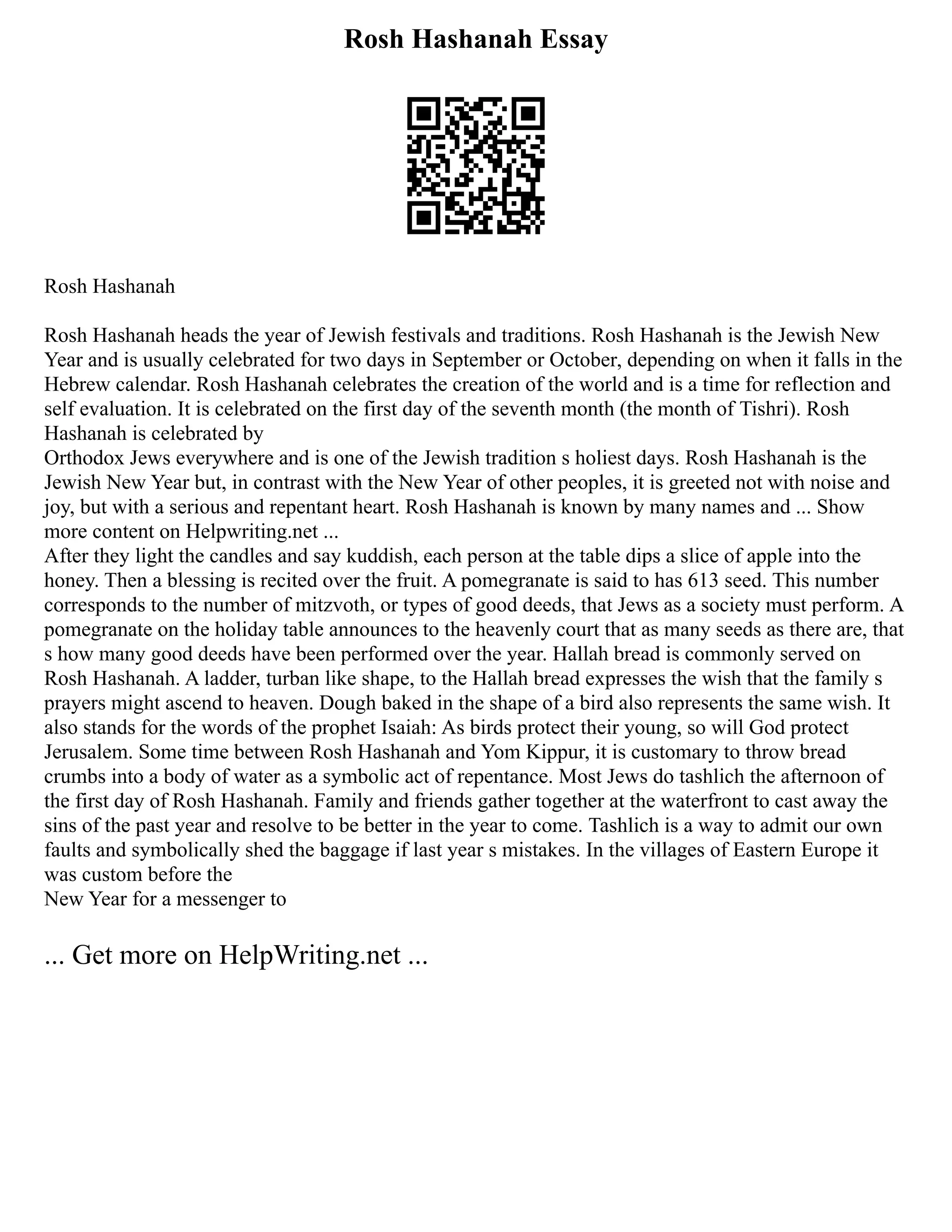 Self Reflection Paper Sample - Writing Reflective Essay E | PDF