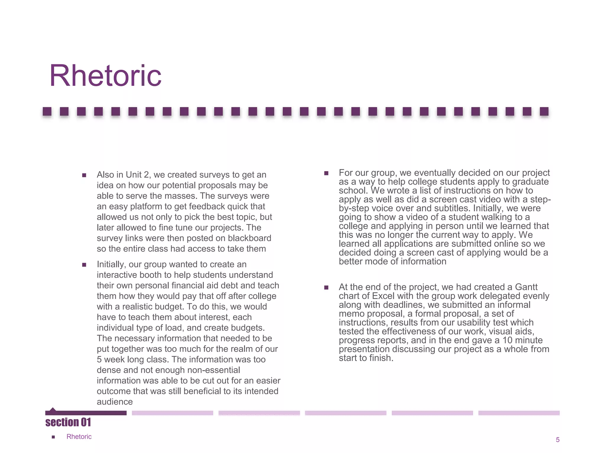 Self reflection technical writing | PPT