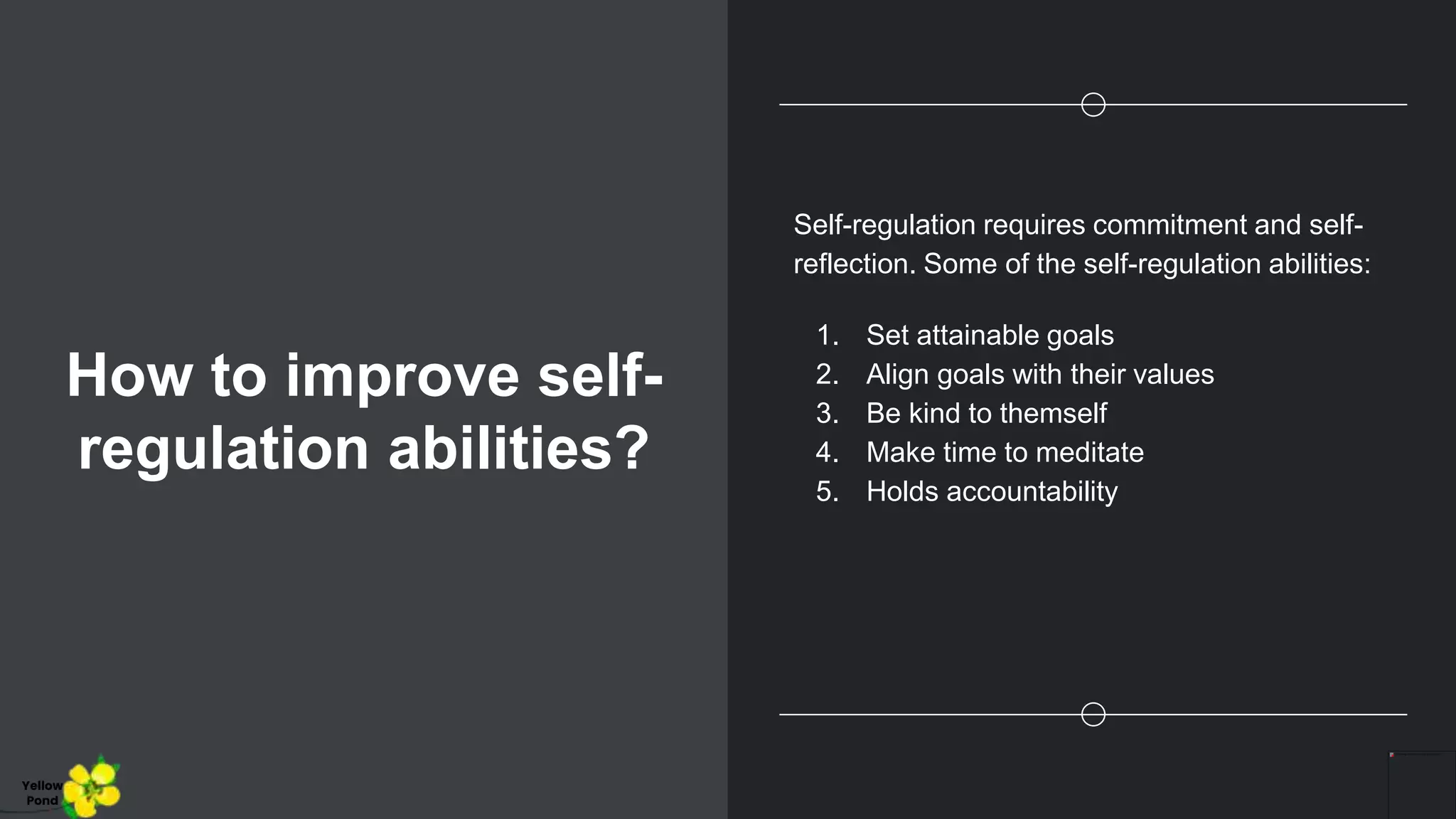 Self regulation | PPTX
