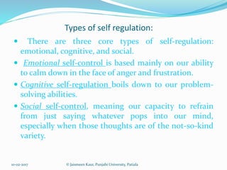 self regulations | PPTX