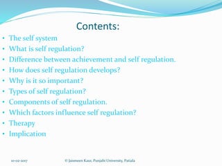 self regulations | PPTX