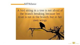 Self reliance | PPT