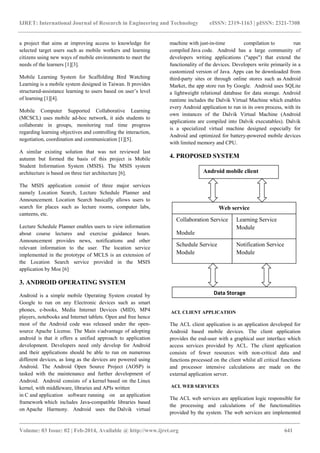 Self runtime environment using android | PDF