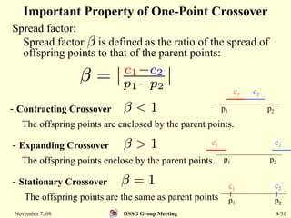 Self Adaptive Simulated Binary Crossover | PDF