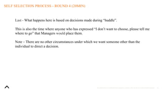 Self-Selecting Teams at Scale | PPT