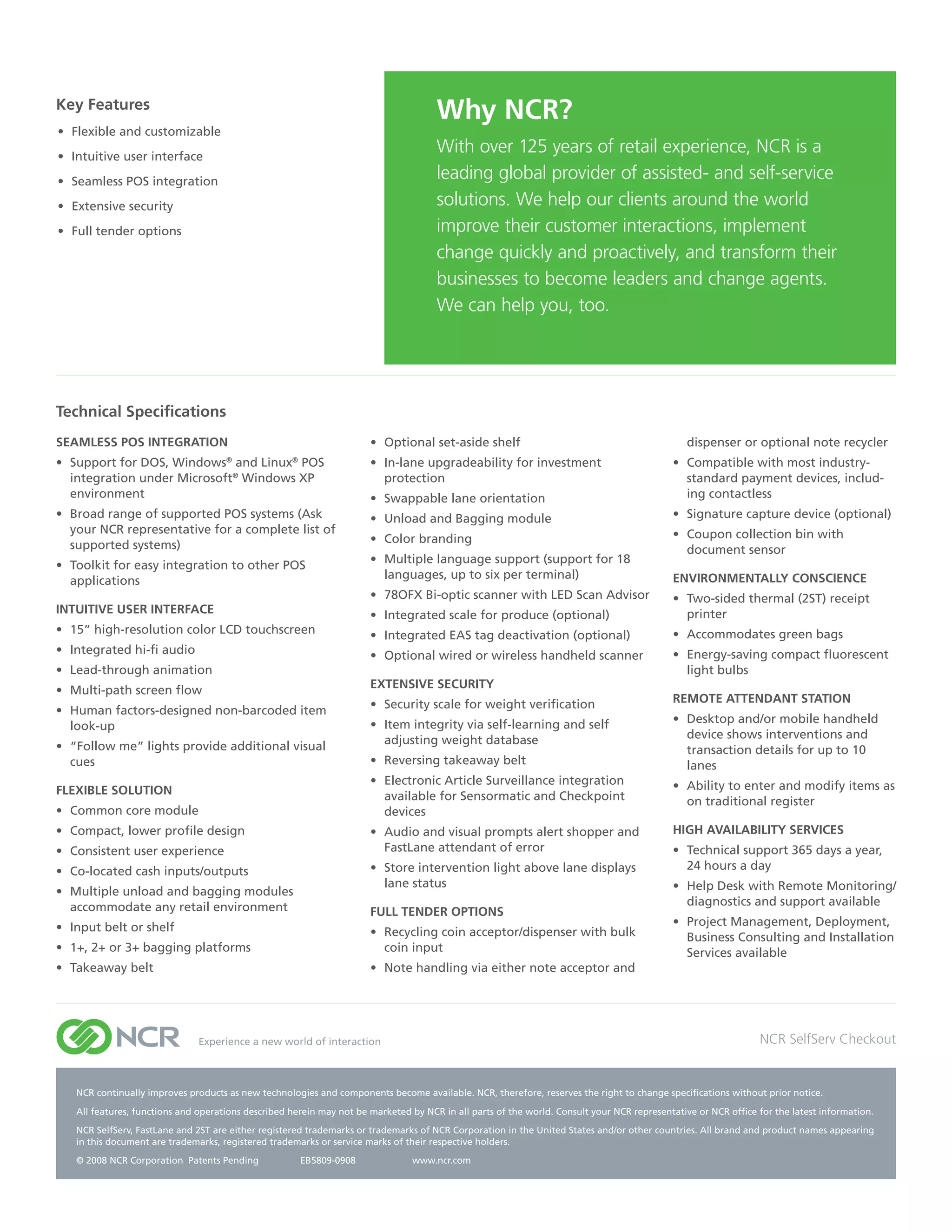 Selfserv Checkout Ds | PDF