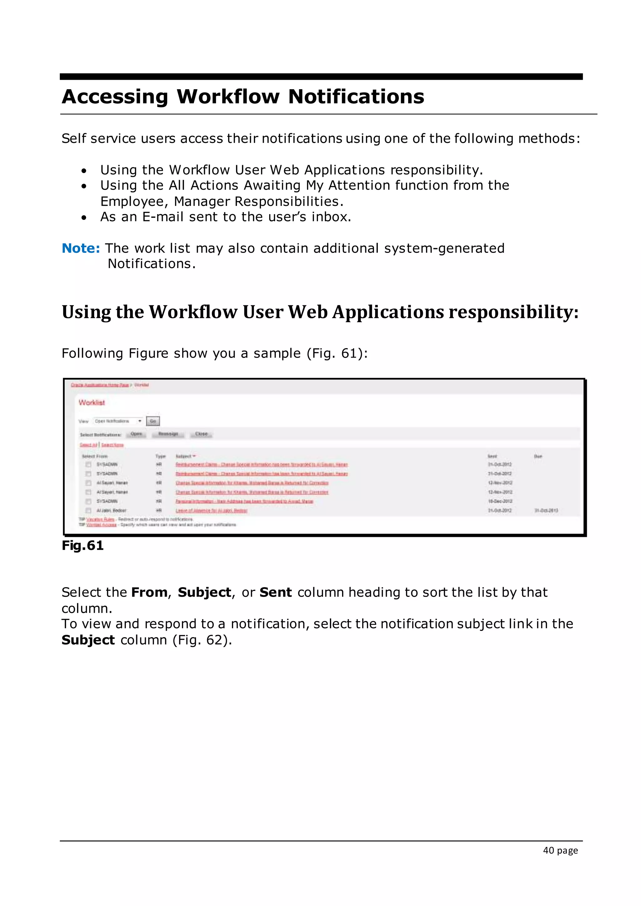 Oracle EBS R12 Self service user manual | DOC
