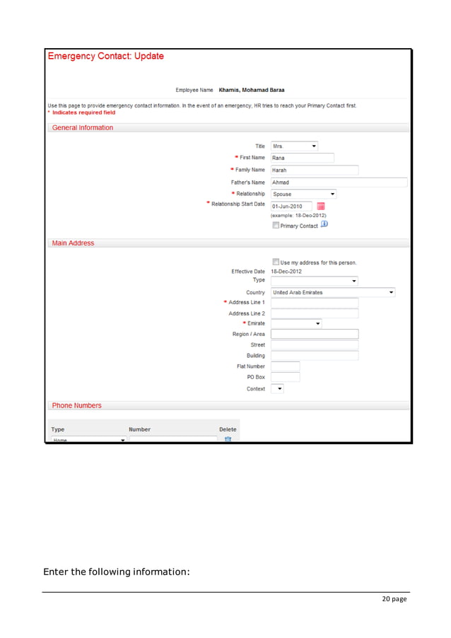 Oracle EBS R12 Self service user manual | DOC | Human Resources | Business