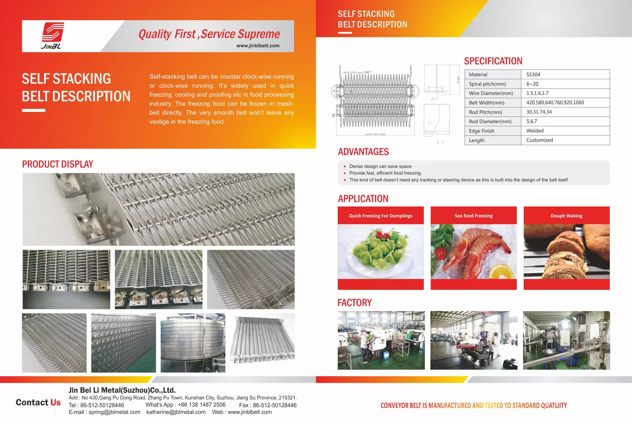 Self stacking belt | PPT