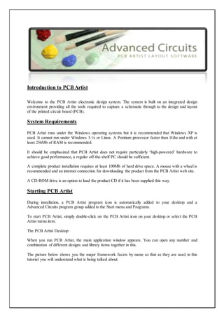 PCB Artist Desinging Software Report | DOCX