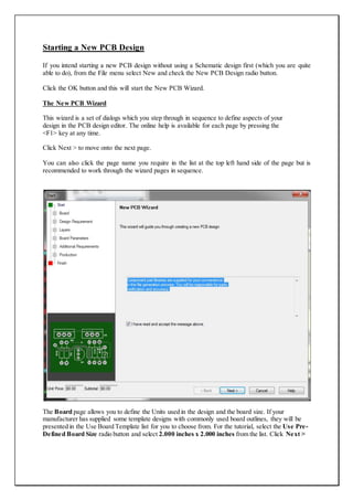 PCB Artist Desinging Software Report | DOCX