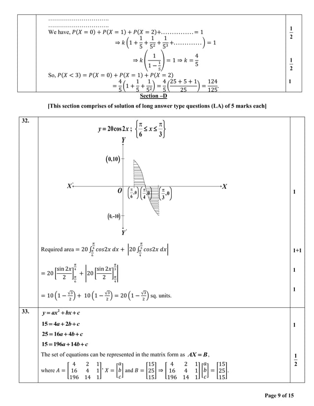 Math paper class 12 maths paper class 12 | PDF