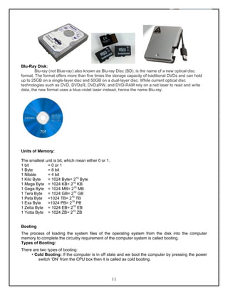 Computer science class 11th, kseeb notes | PDF