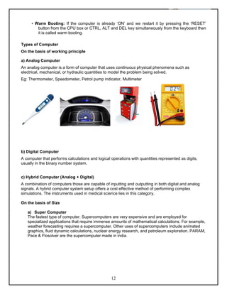 Computer science class 11th, kseeb notes | PDF