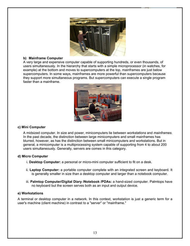 Computer science class 11th, kseeb notes | PDF