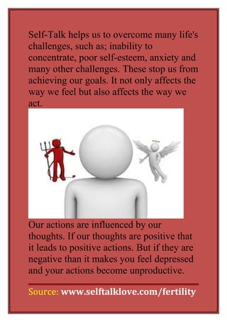 Self talk and why it matters | PDF