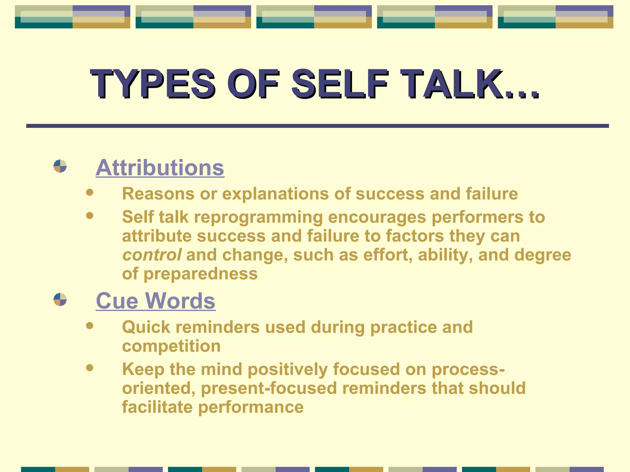 Self talk | PPT