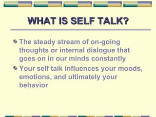 Self talk | PPT