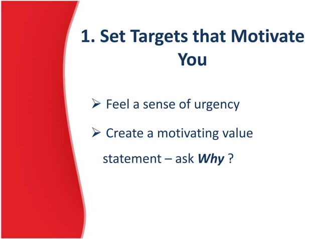 Self target setting new | PPTX