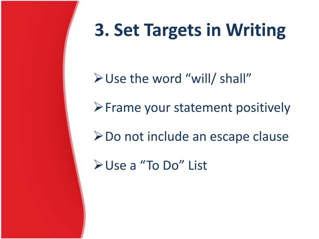 Self target setting new | PPTX