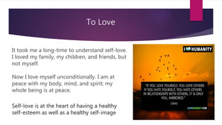 Self transformation s | PPTX