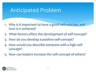 Characteristics of SELF UNDERSTANDING........ppt